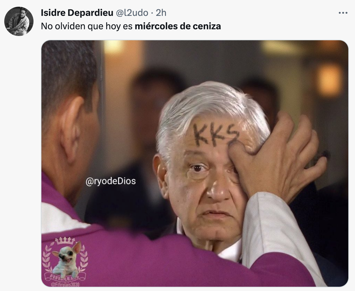 Miércoles de Ceniza... y memes; así dio inicio la Cuaresma - Revuelta